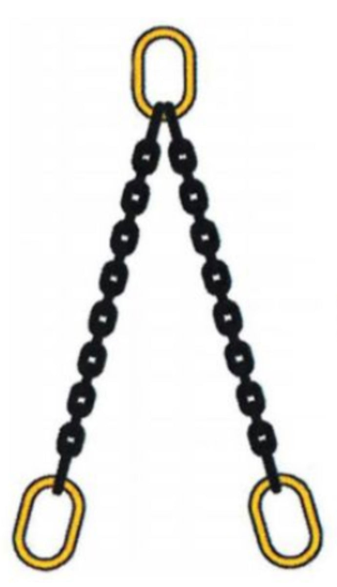 1.25" X 3' G-80 2-LEG ALLOY CHAIN ASSEMBLY (60MT SWL) – RussmillSafety.com