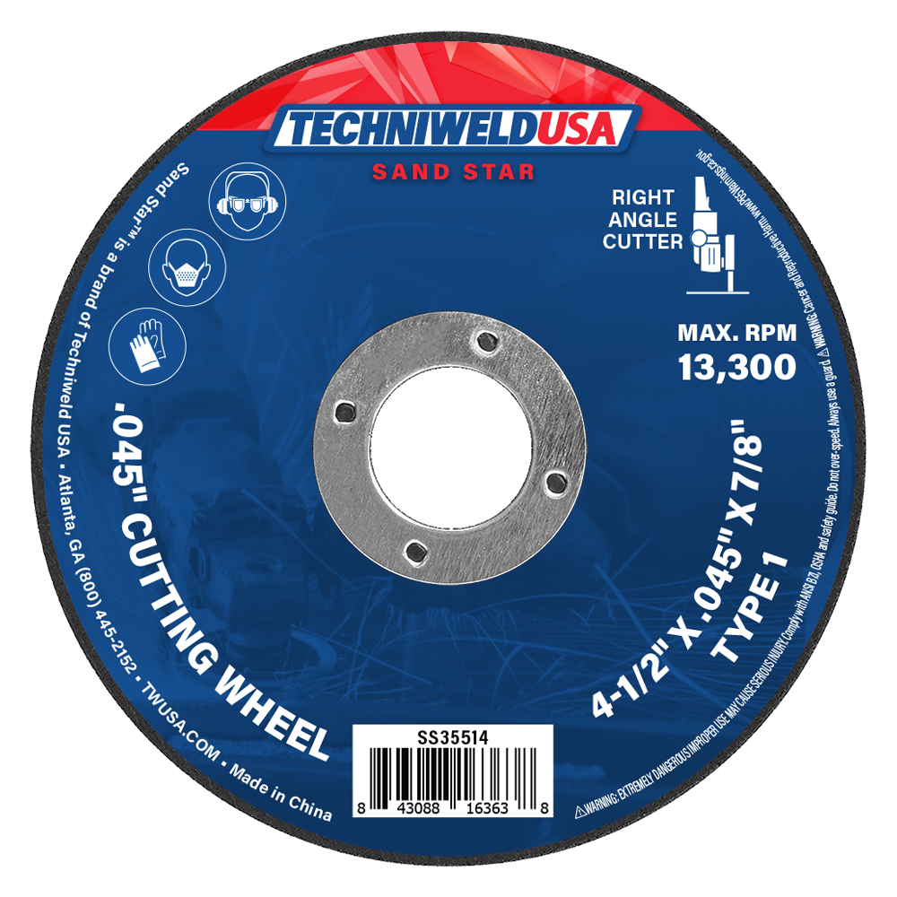 4-1/2 X .045 X 7/8 - .045 Cut Off Wheel Type 1 (Sold By The Disc, 50 W ...