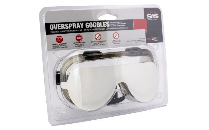 SAS Safety Corp - Overspray Goggles, Ea. - 5110 – RussmillSafety.com
