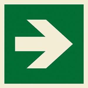 Marine Safety Sign: Arrow Rotatable to Point Up, Down, Left or Right ...