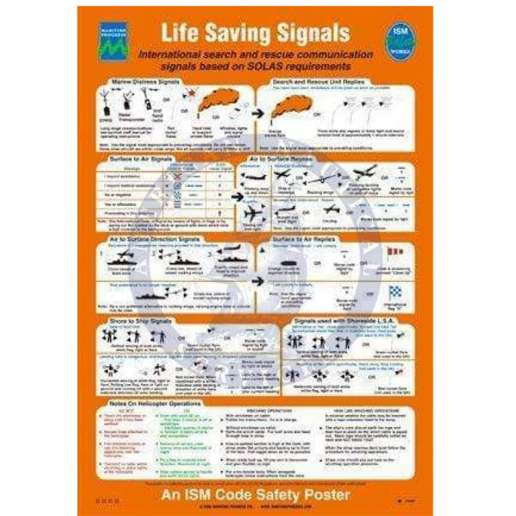 Poster - SOLAS Life Saving Signals and Rescue Methods - SOLAS 1 ...