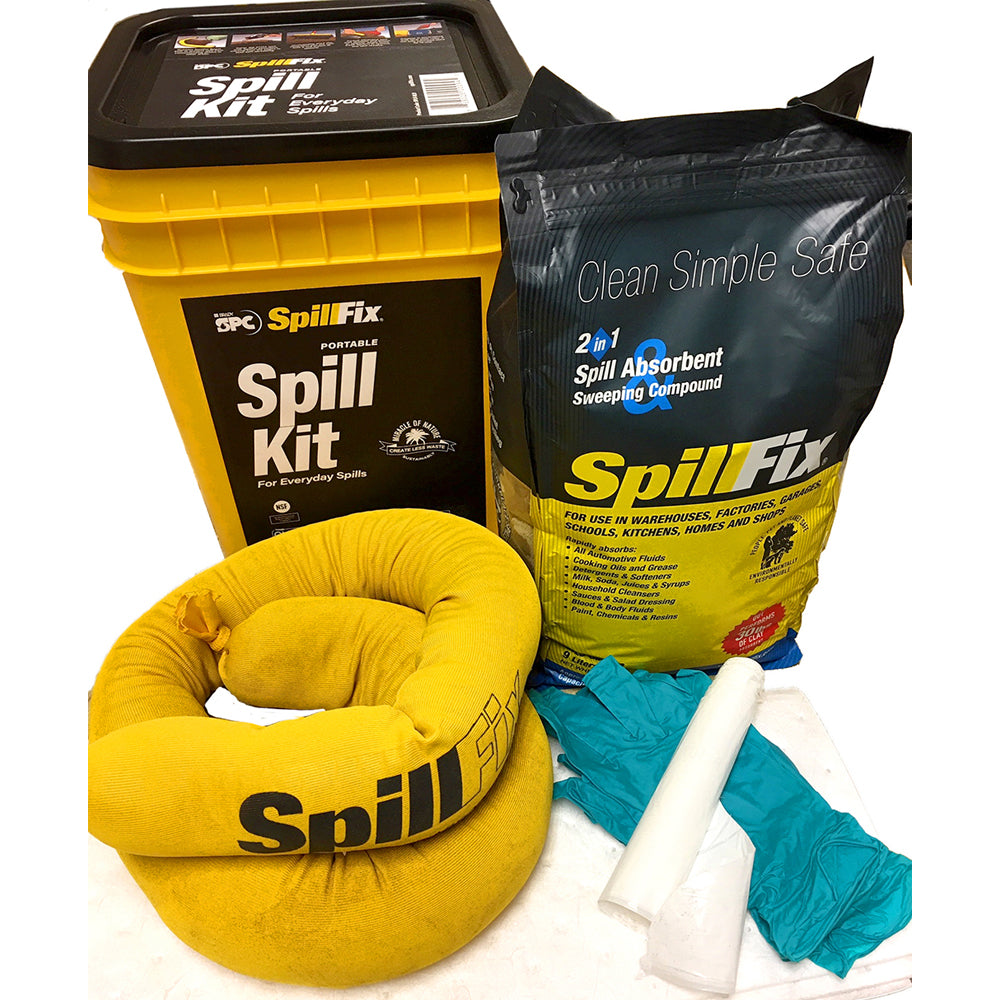 SpillFix Spill Kit – 4Gal Bucket – RussmillSafety.com